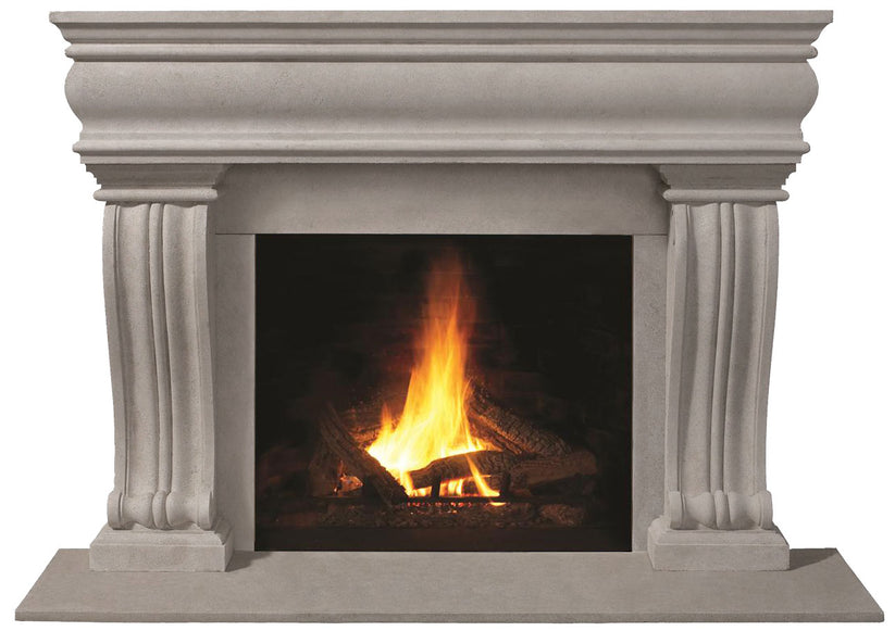 Fireplace Mantel Surround (Cast Stone) 1106.536 GS – Omega Mantels of Stone