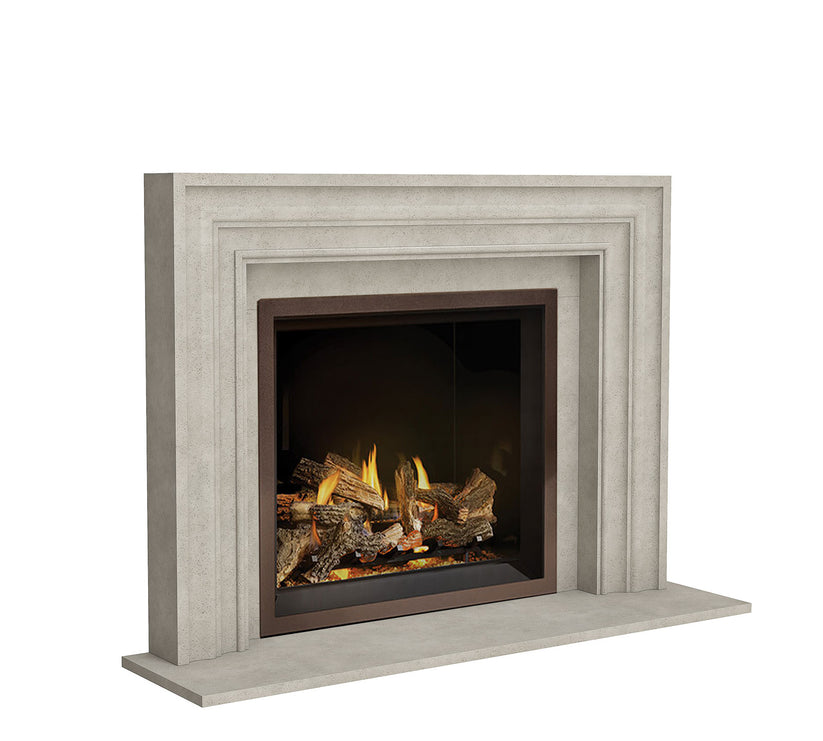 Fireplace Mantel Surround (Cast Stone) 4113.8 GS – Omega Mantels of Stone