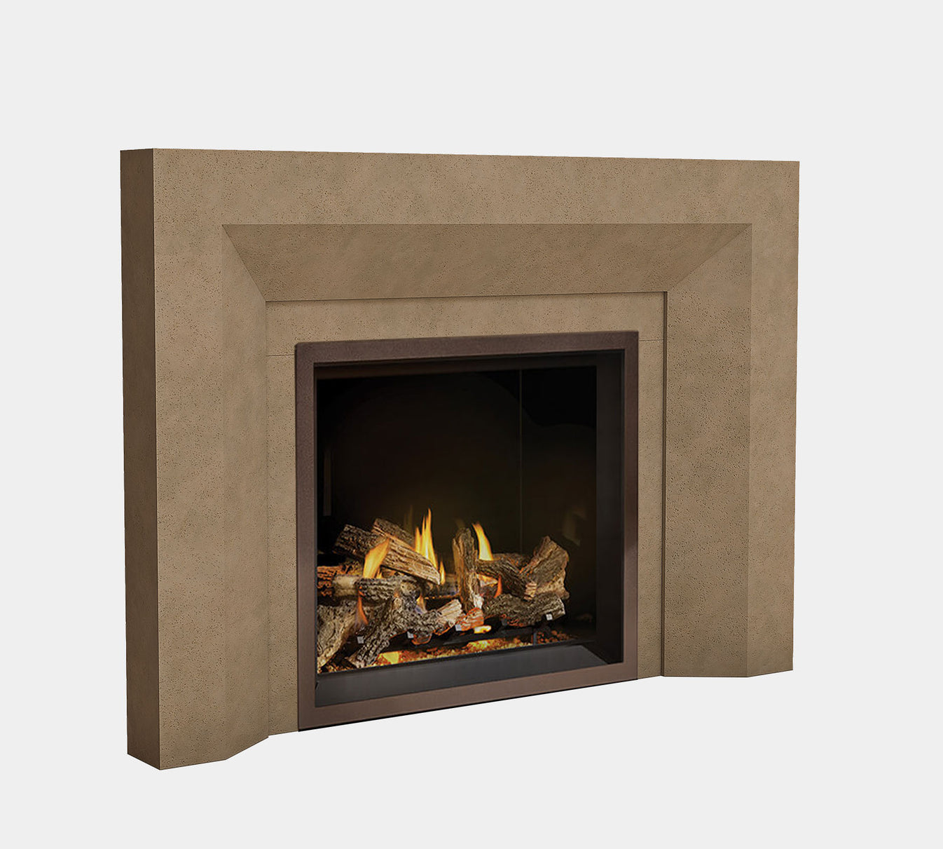 Fireplace Mantel Surround (Cast Stone) 4143.12 GS – Omega Mantels of Stone